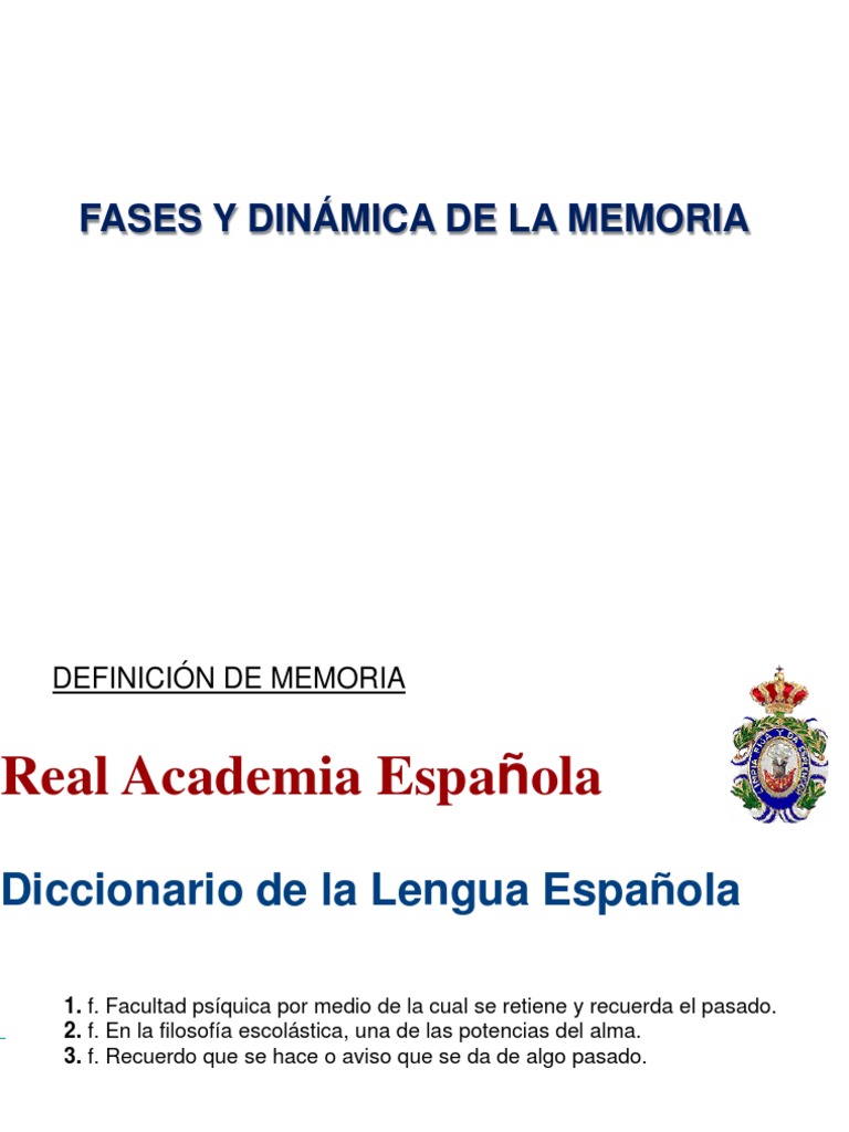 Fases y Dinámica de la Memoria | PDF | Memoria | Biología