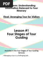 TOUR GUIDING TECHNIQUES NOTES Final | PDF