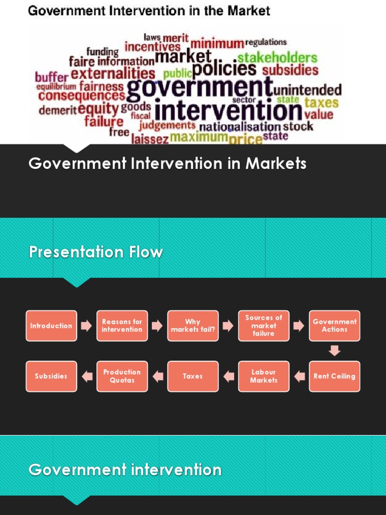 Government Intervention in Markets Explained | PDF | Tax Incidence ...