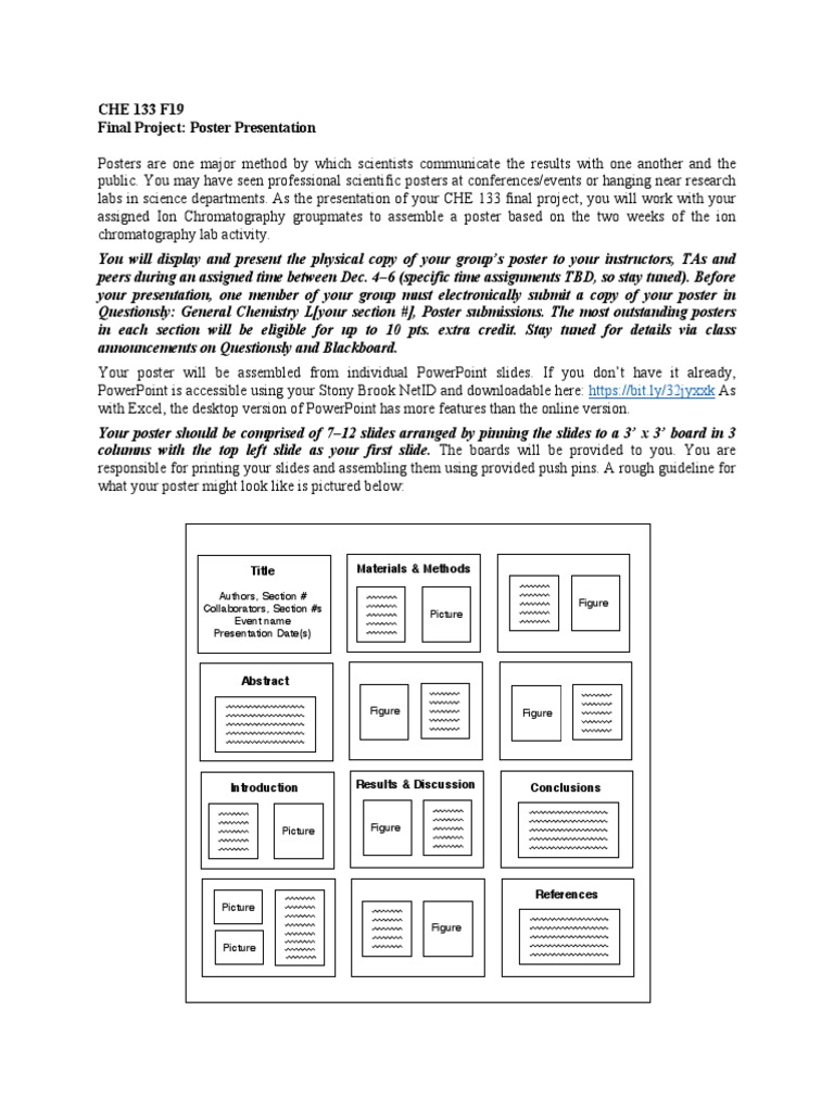 CHE 133 F19 Final Project: Poster Presentation: Title Materials ...