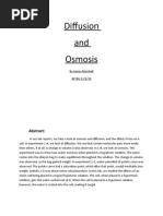 Dialysis Tubing Osmosis Experiment | PDF | Chemistry | Physical Sciences
