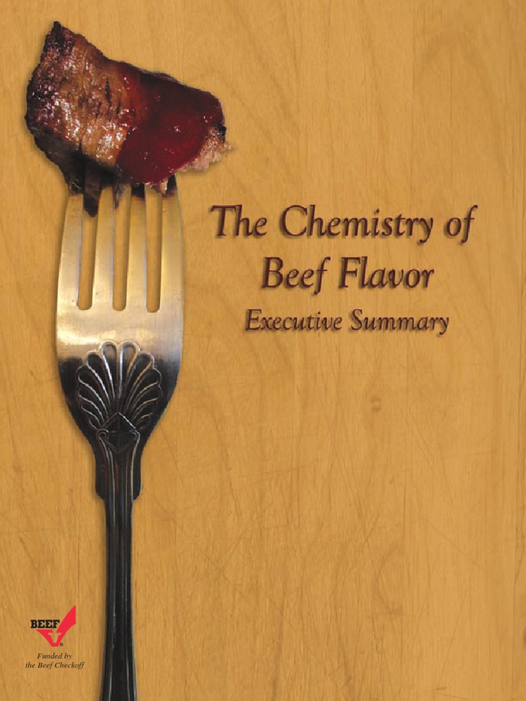 The Chemistry of Beef Flavor | PDF | Umami | Taste