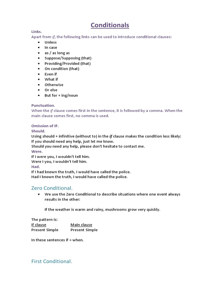 Conditional All Types | PDF | Semiotics | Grammar