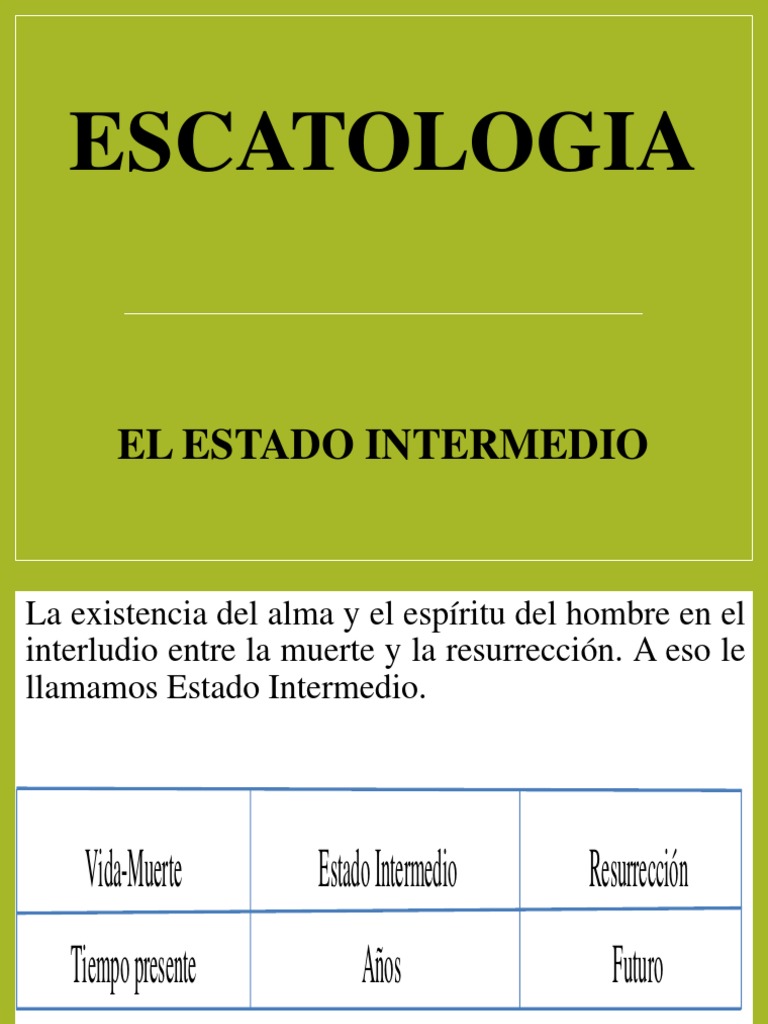 El Estado Intermedio | PDF | Infierno | infierno
