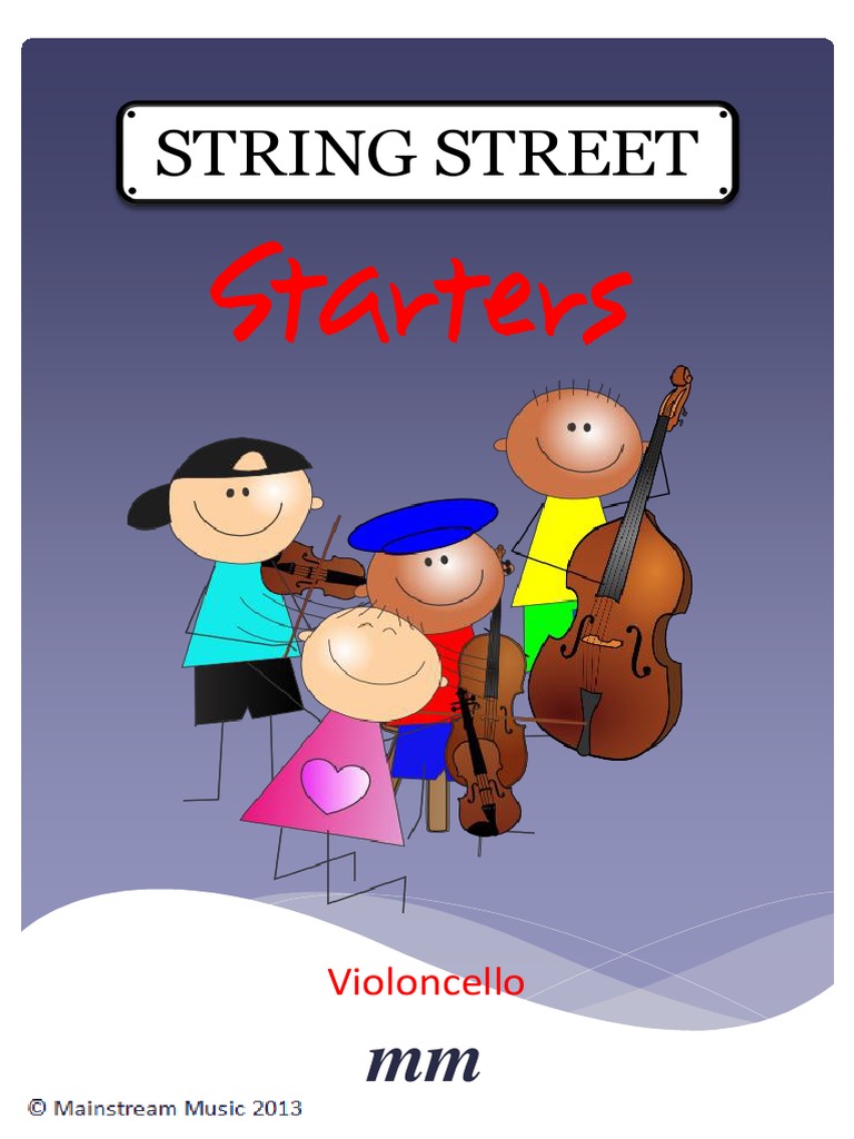 Beginner Cello Open Strings Guide | PDF | String Instruments | Cello