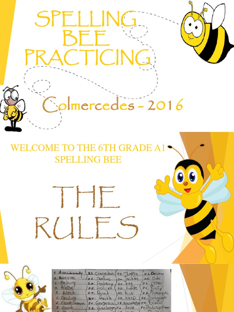 Spelling Bee Practicing | PDF
