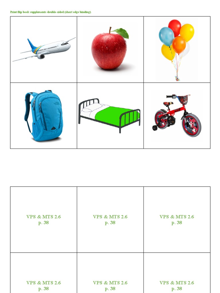 VB-MAPP Flip Book Supplements | PDF