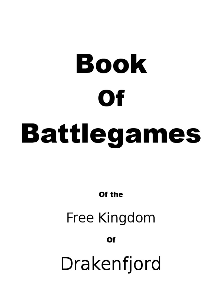 Drakenfjord Combat Rules | PDF | Hell | Shield