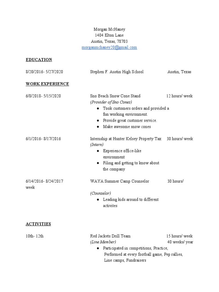 Expanded Resume 3 | PDF
