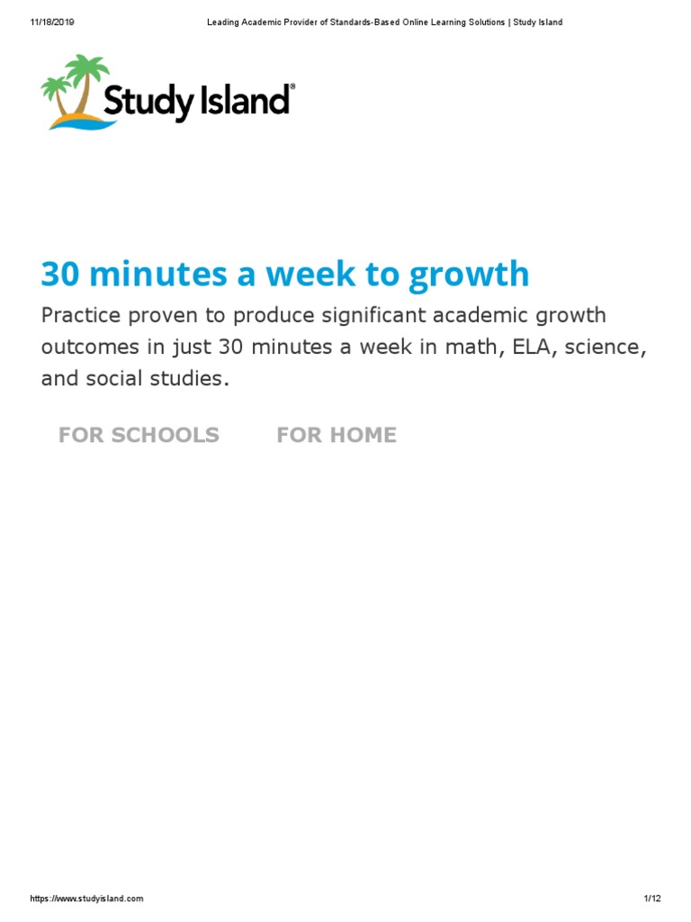 Study Island | PDF | Differentiated Instruction | Educational Technology