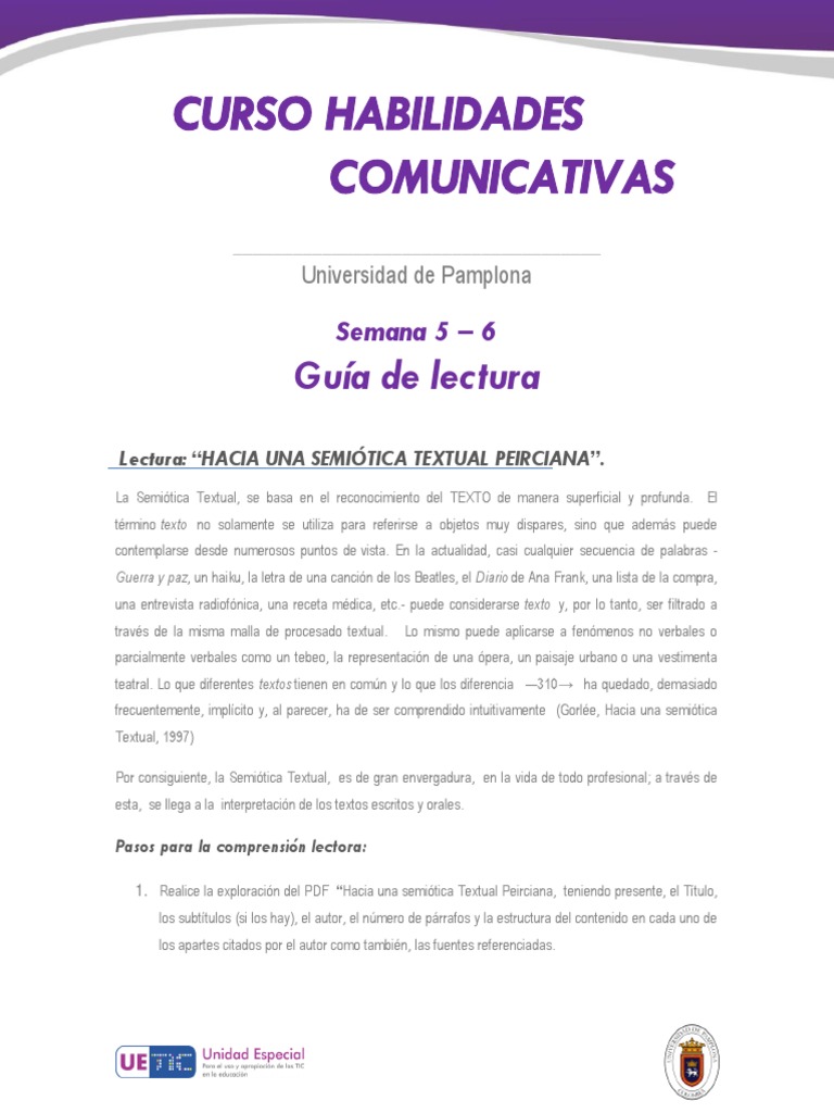 Guia de Lectura | PDF | Comprensión lectora
