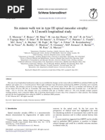 2 Minute Walk Test PDF | PDF