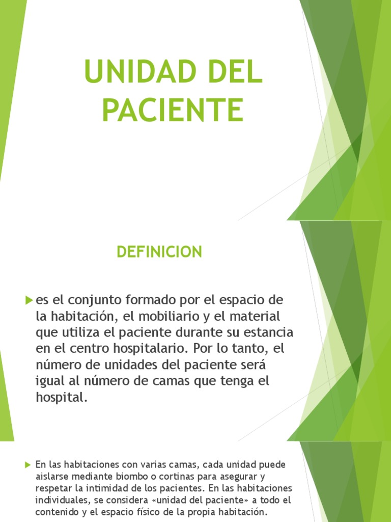 Unidad Del Paciente | PDF | Colchón | Infección