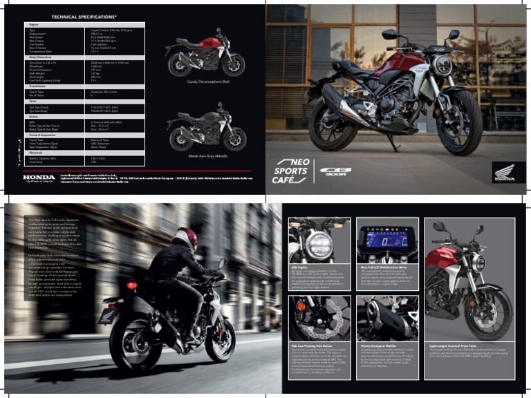 Technical Specifications : Candy Chromosphere Red | PDF | Motorcycle ...