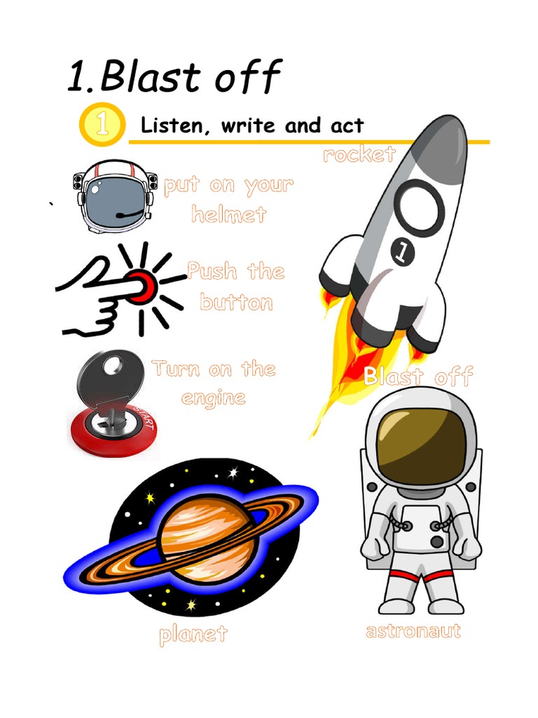 Blast Off: Listen, Write and Act | PDF