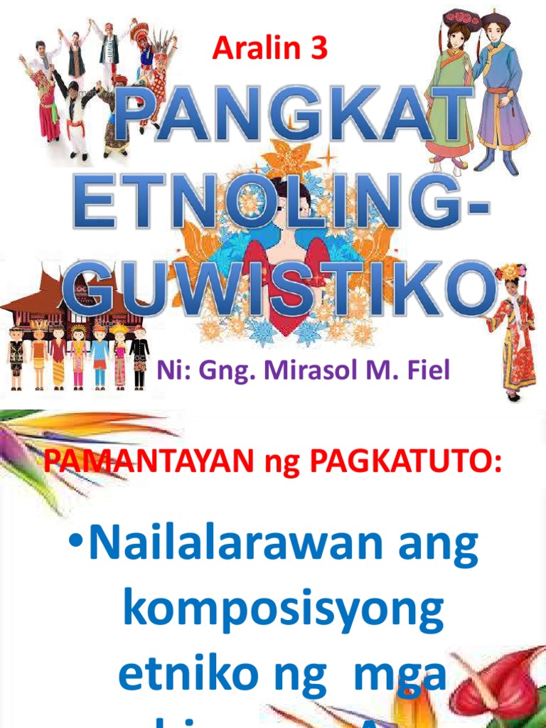 Pangkat Etnolingwistiko | PDF