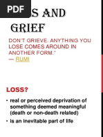 Grief Roller Coaster | PDF