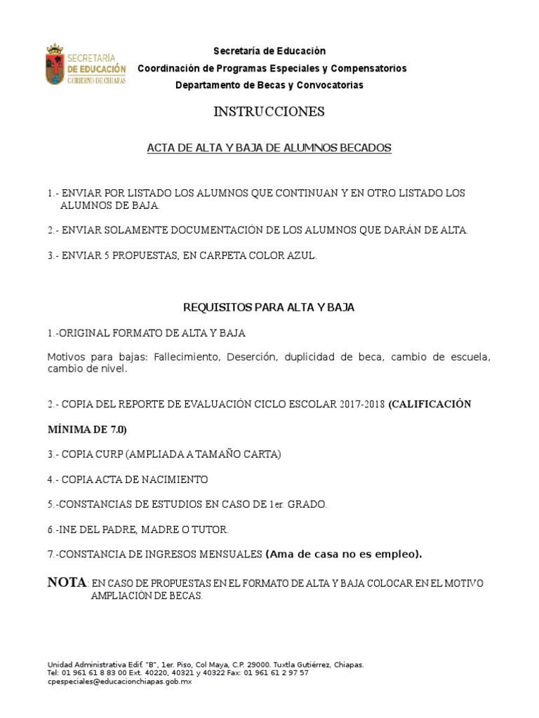 Instructivo de Altas y Bajas | PDF | Crecimiento personal y profesional | Negocios