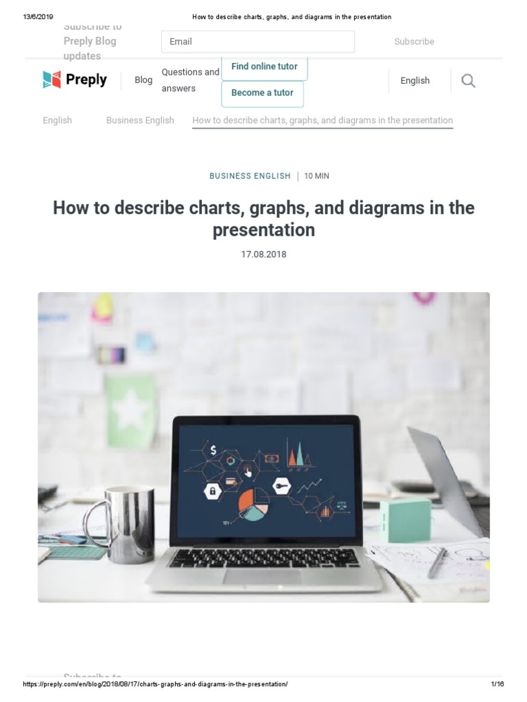 Describing Charts and Graphs in Presentations | PDF | Chart | Pie Chart