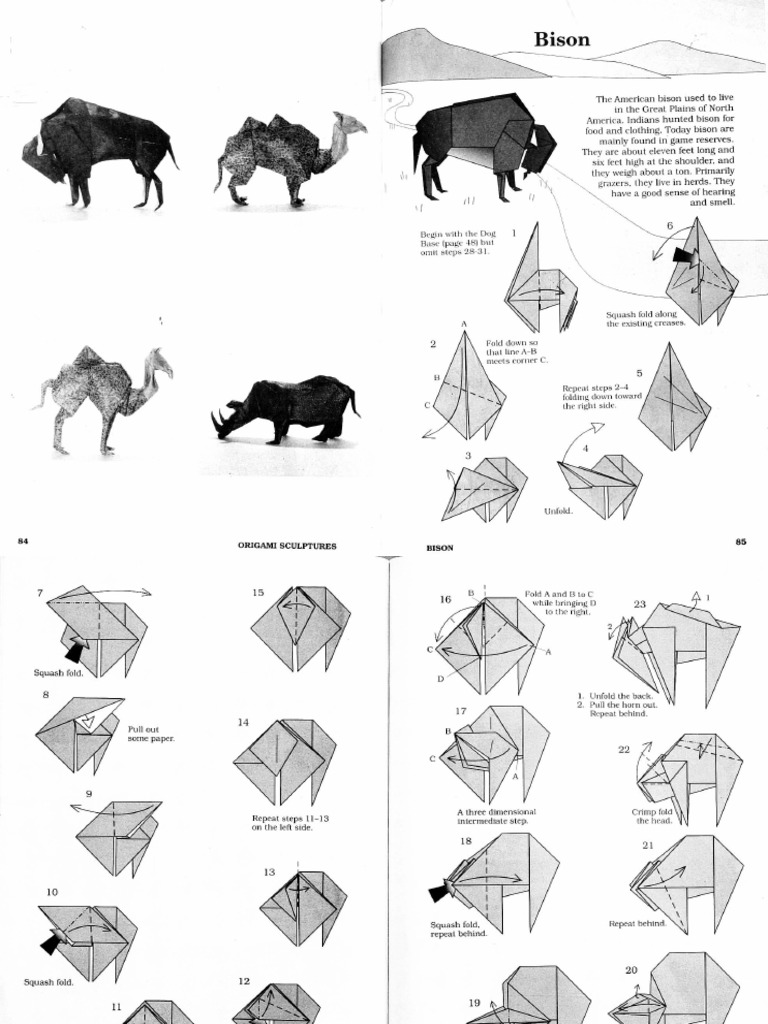 John Montroll - Origami Sculptures - Mammals | PDF