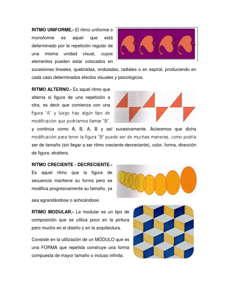 Tipos de Ritmos Visuales | PDF