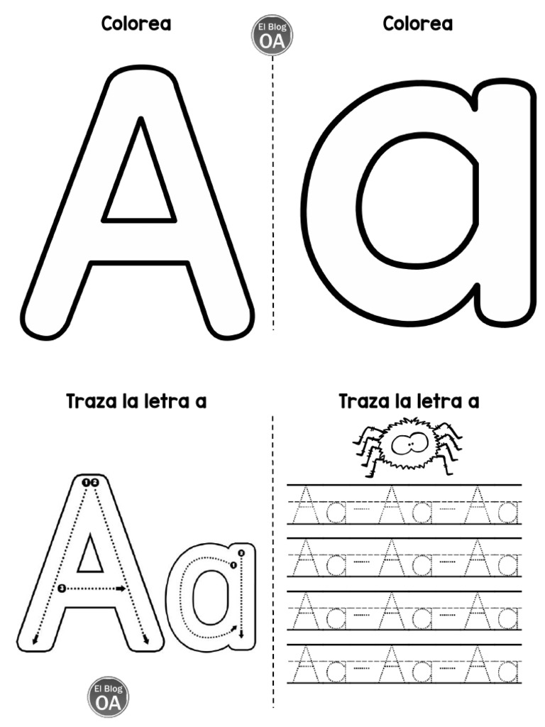 Mi Libro Interactivo de La Letra A | PDF