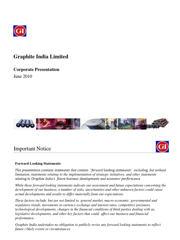 Graphite India Limited Corporate Overview | PDF | Graphite | Fiscal Year