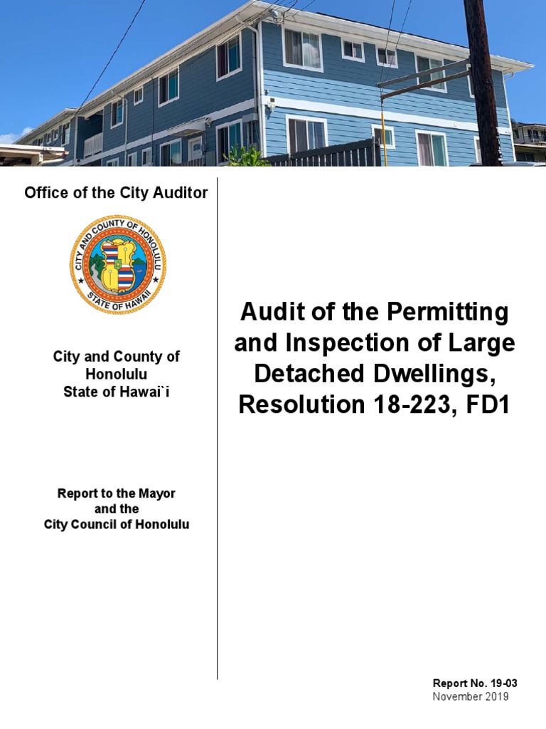 Audit of DPP | PDF | Building Code | Regulatory Compliance
