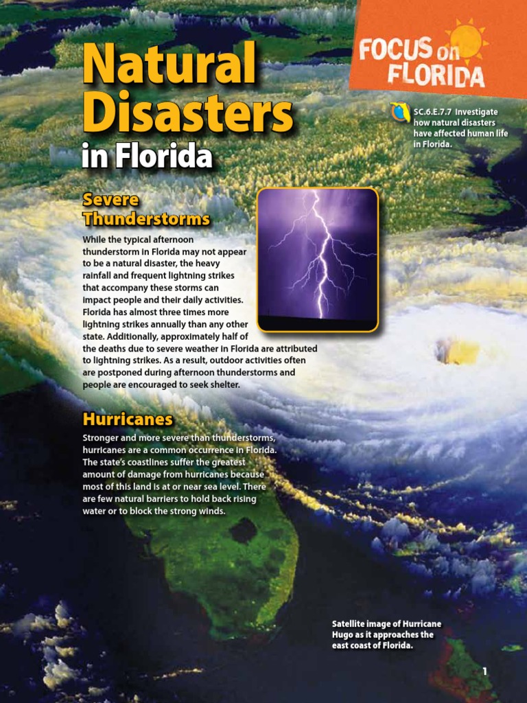 In Florida: Natural Disasters | PDF | Tropical Cyclones | Beach