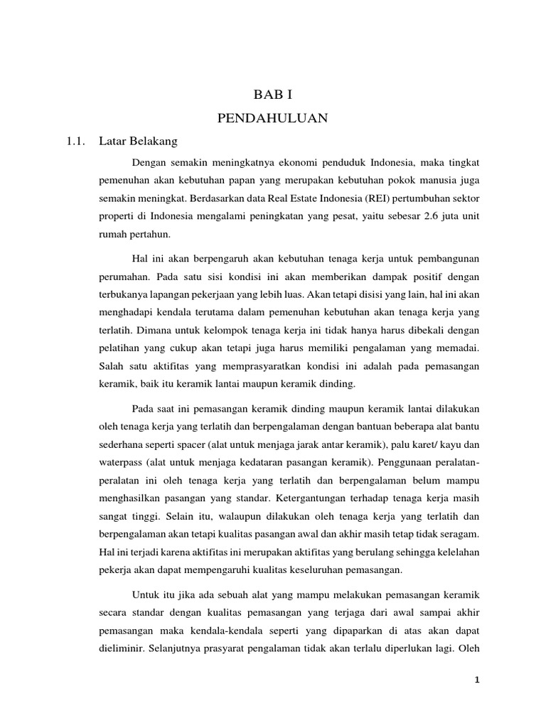 Metode Pemasangan Keramik | PDF