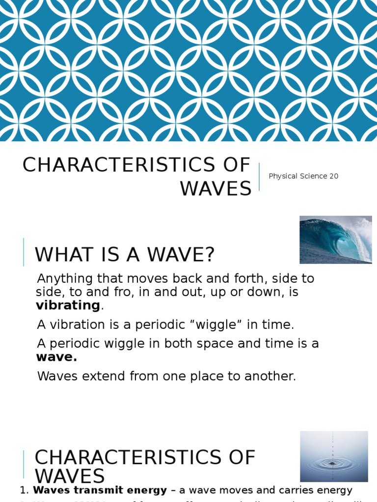 Characteristics of Waves Notes | PDF | Waves | Frequency