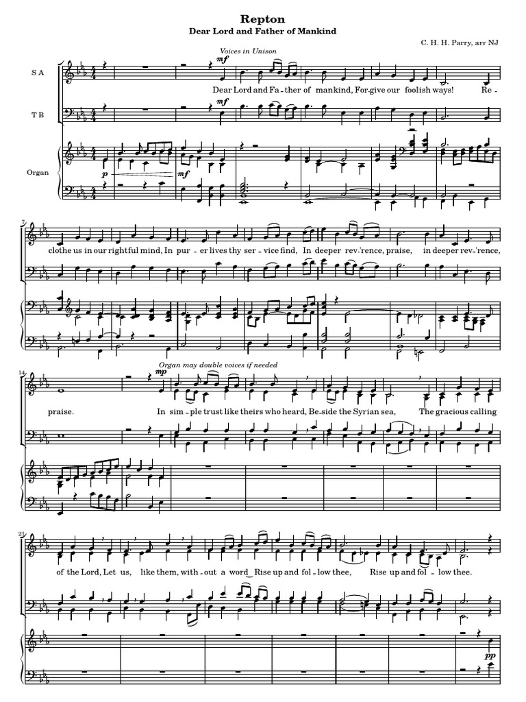 Repton | PDF | Hymns | Christian Music