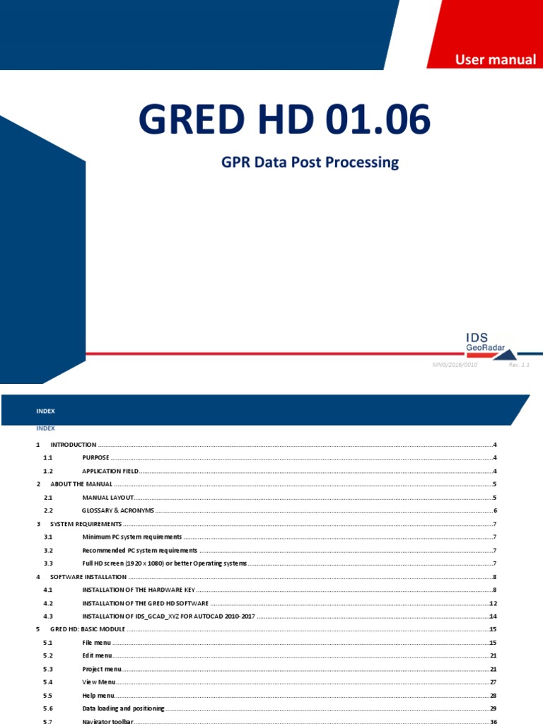 GRED HD 01.06 User Manual | PDF | 3 D Computer Graphics | Microsoft Windows