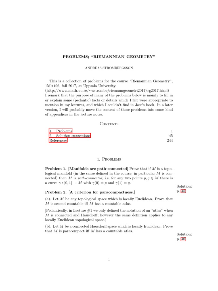 Exampl | PDF | Manifold | Vector Space