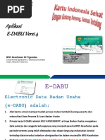 Panduan Penggunaan EDABU BPJS Kesehatan | PDF | Bisnis