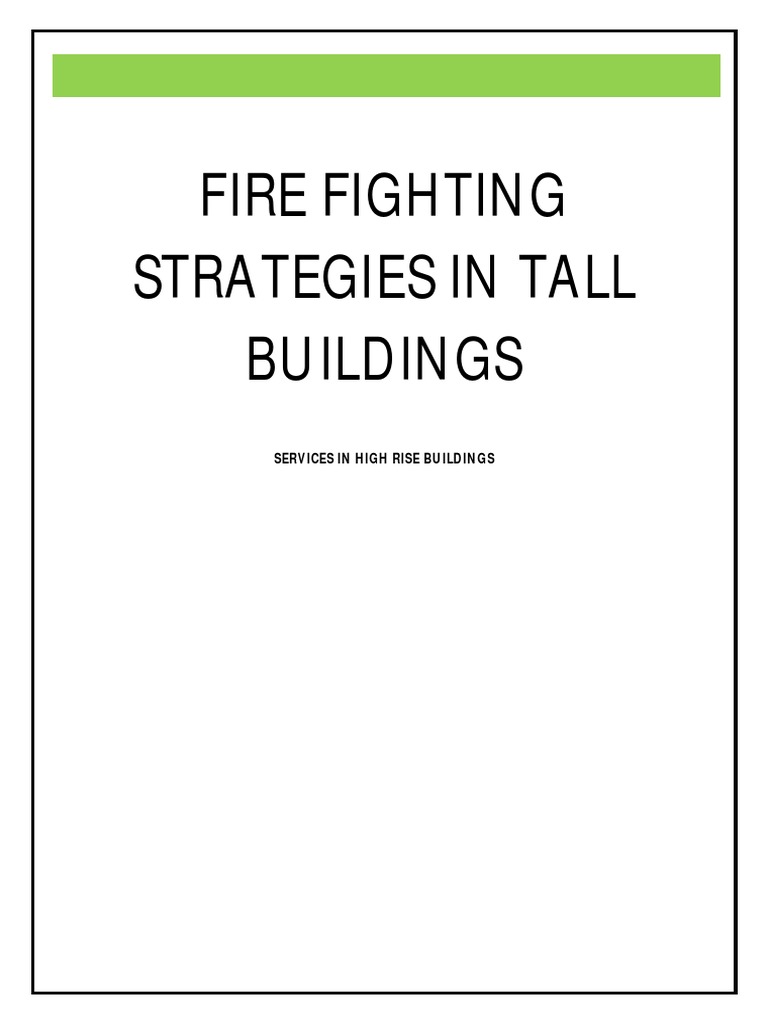 Fire Safety Strategies for Tall Buildings | PDF | Emergency Evacuation ...