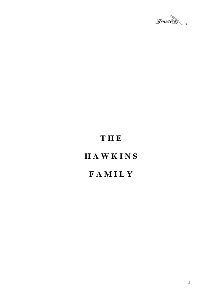 The Hawkins Family Tree: Three Generations of the Prominent Hawkins ...