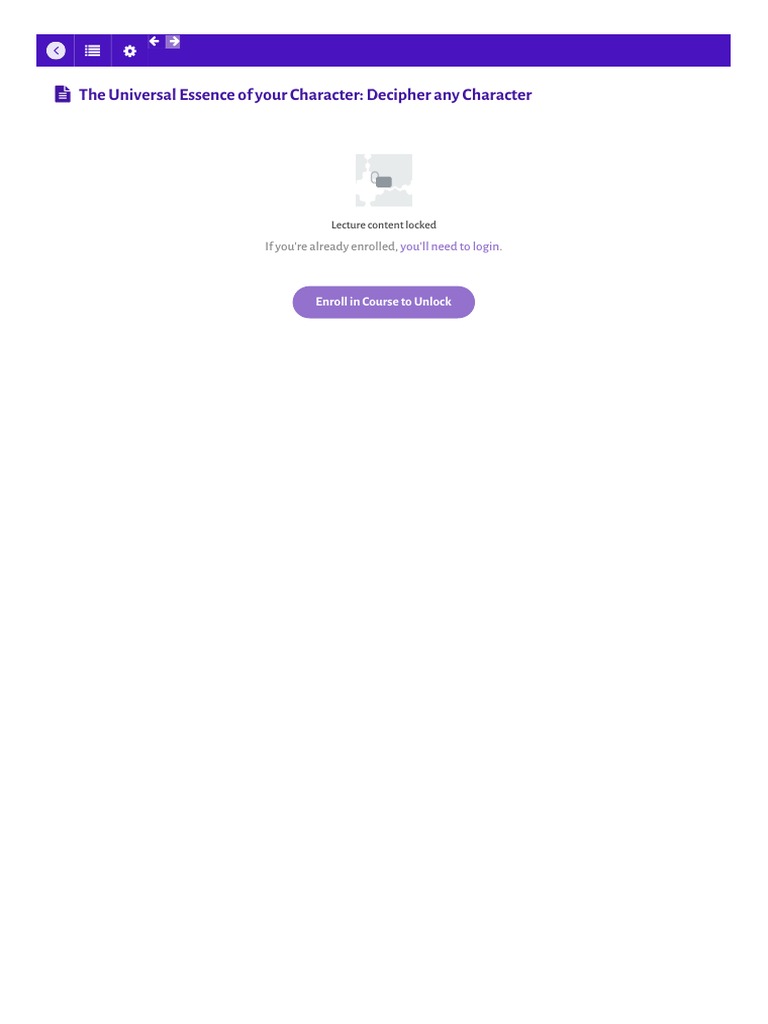 The Universal Essence of Your Character: Decipher Any Character | PDF