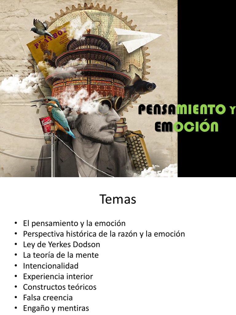 Pensamiento Y Emocion Pdf Teoria De La Mente Las Emociones