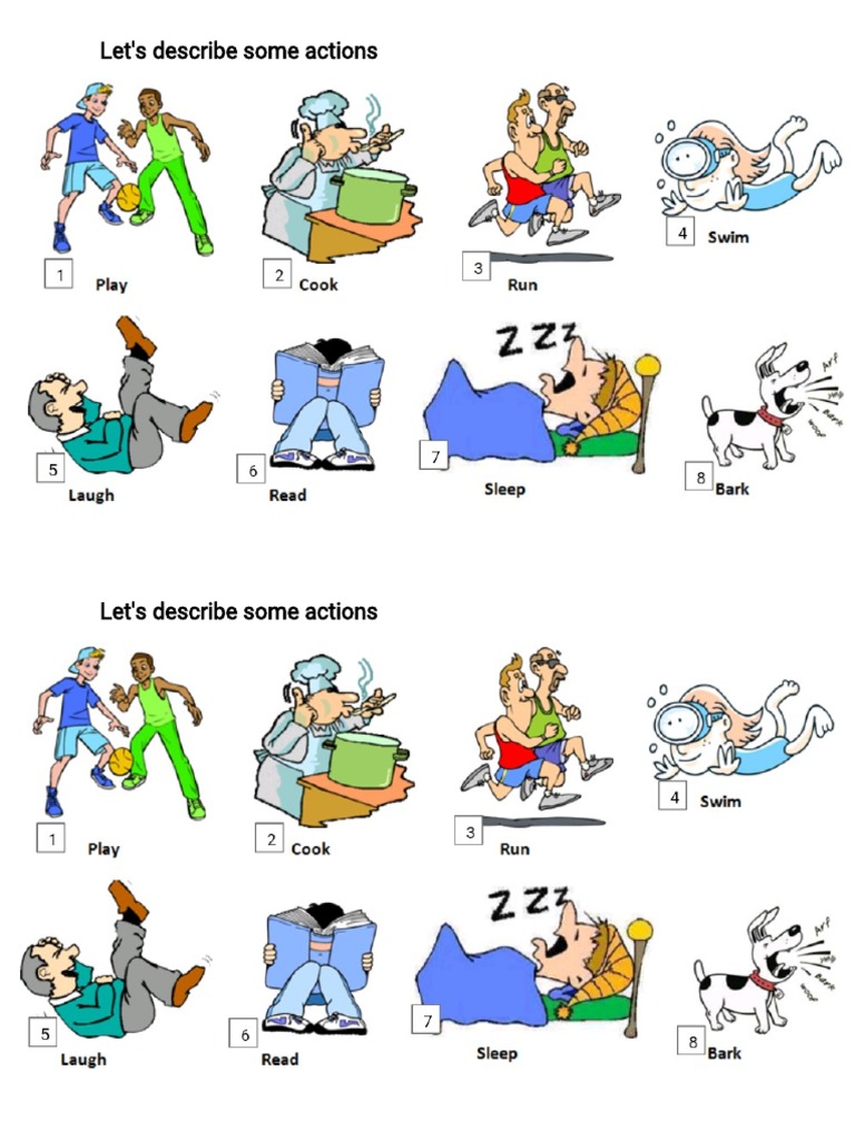Describing Actions | PDF