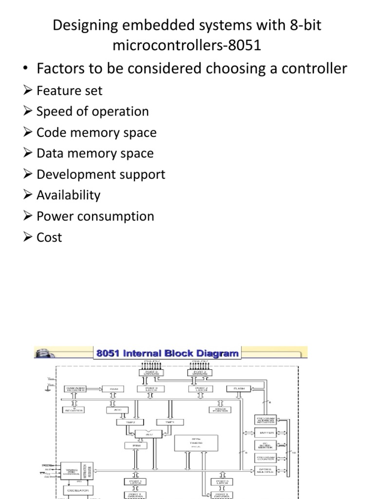 8051 Microcontroller Design Guide | PDF | Input/Output | Random Access Memory