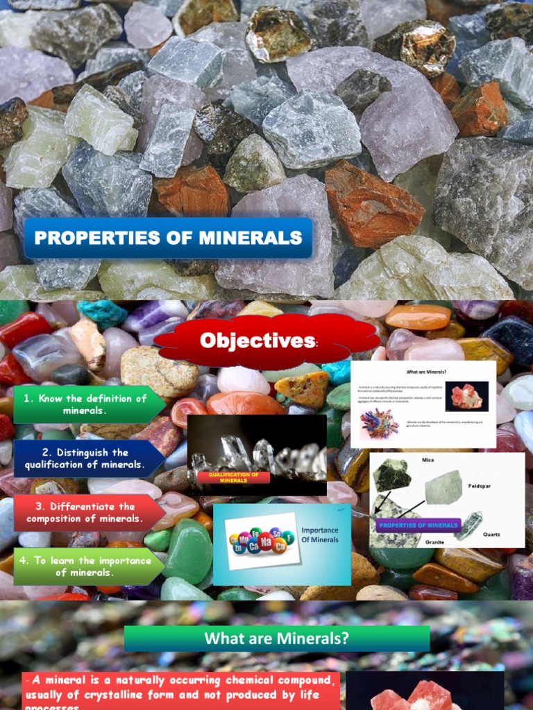 Properties of Minerals | PDF | Minerals | Chemical Substances