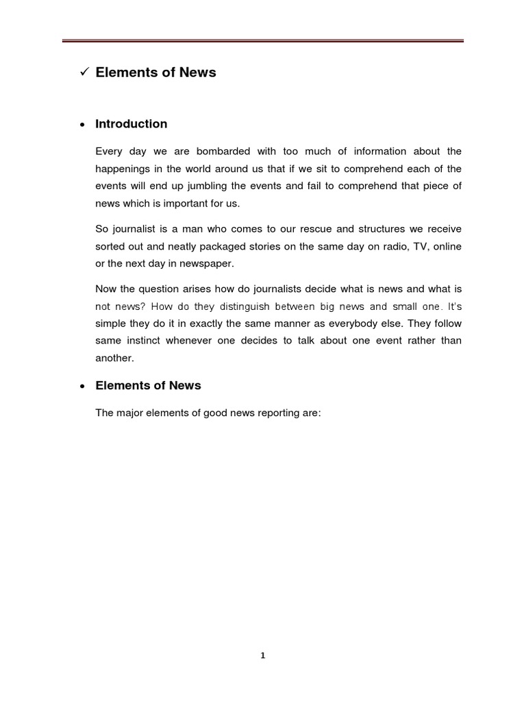 4.news Values | Download Free PDF | News | Journalism