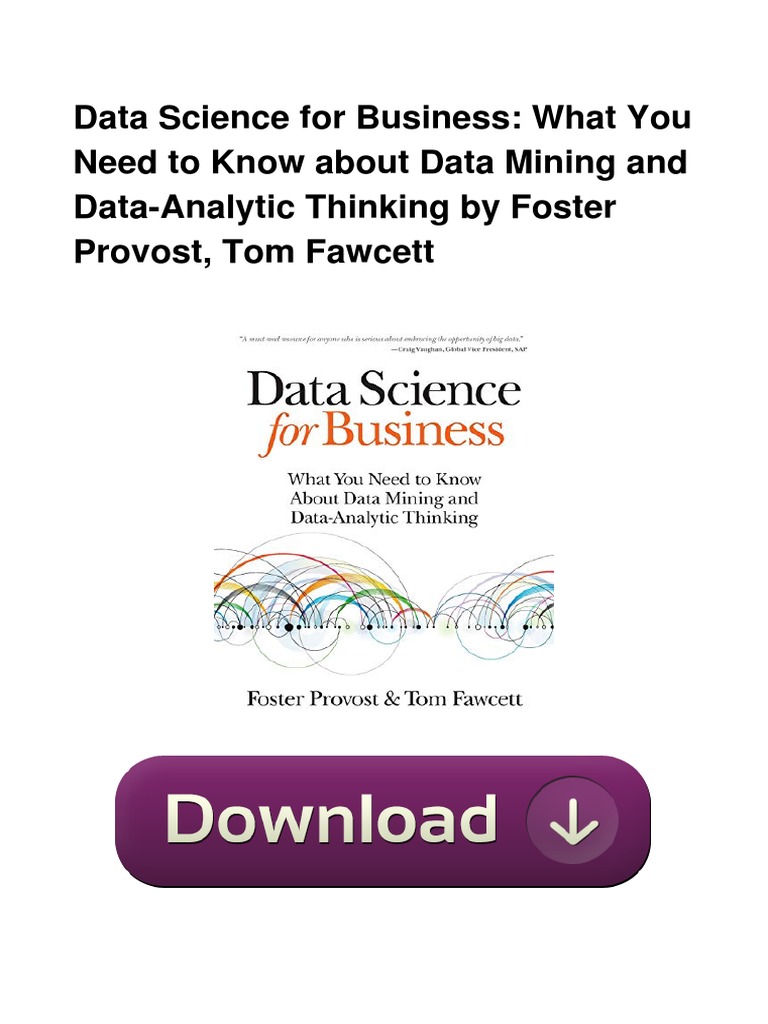 Data Science for Business Overview | PDF | Data Science | Information ...