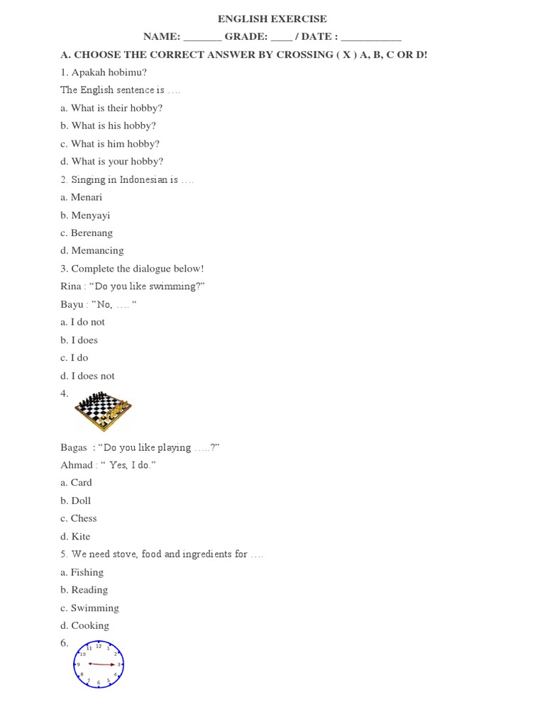 Understanding English Through Contextual Questions | PDF