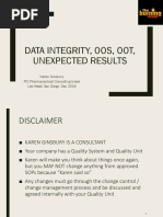 Poster Data Integrity | PDF | Evaluation | Computing