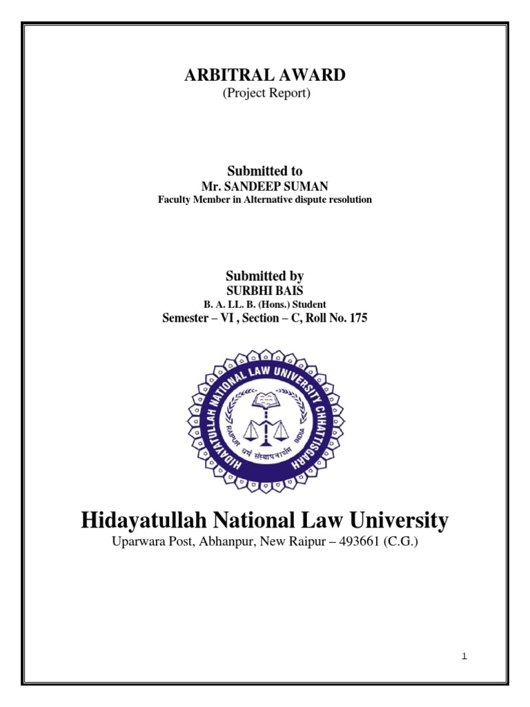 Alternative Dispute Resolution | PDF | Arbitration | Arbitral Tribunal