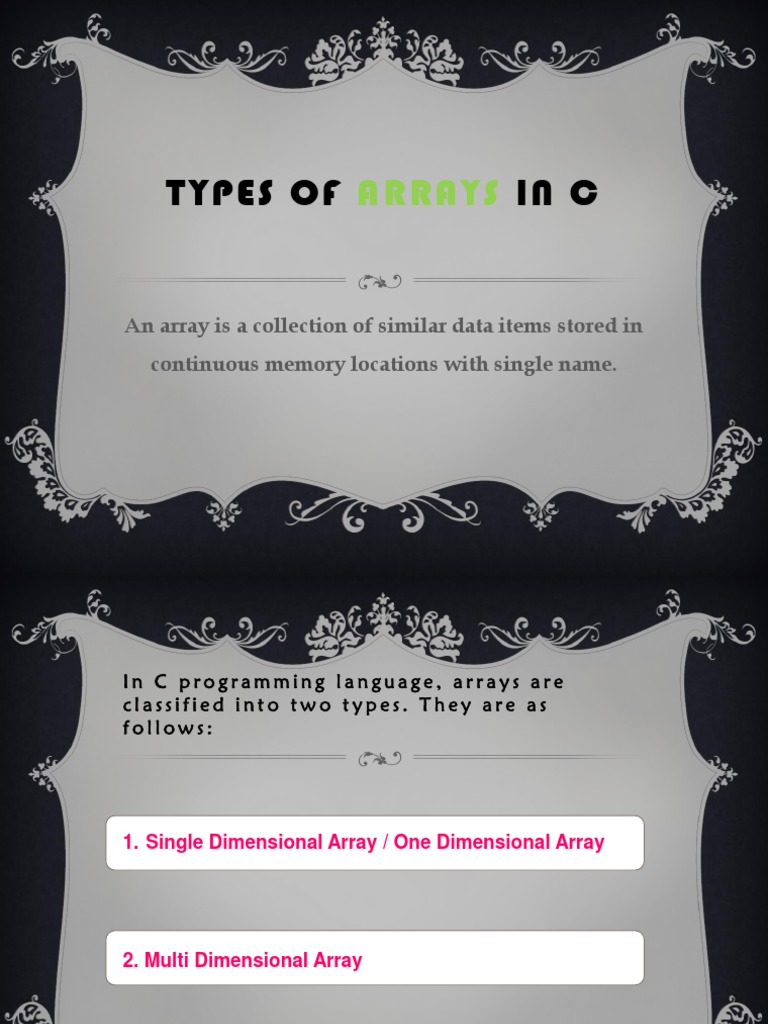 C Arrays Explained for Beginners | PDF | Array Data Structure | Data Type