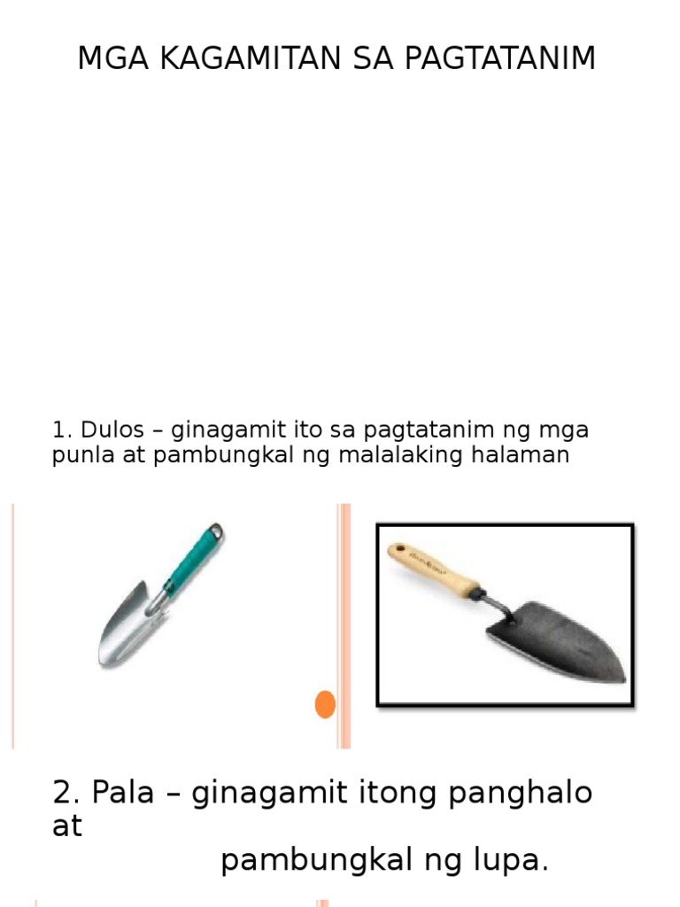 Kagamitan Sa Pagtatanim