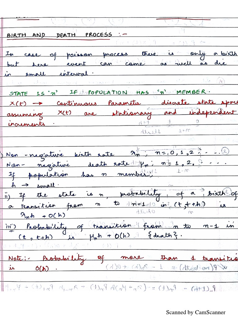 Markov Chain Notes | PDF